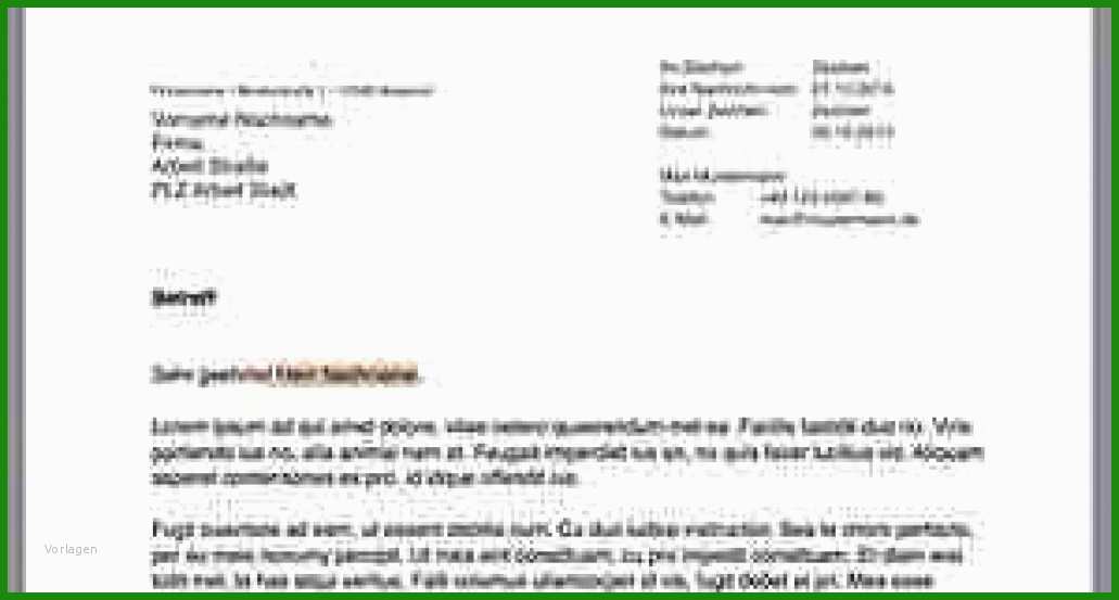 Din Brief Vorlage Download - Kostenlose Vorlagen Zum Download ...